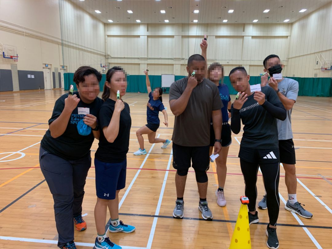 Experienced teachers joined a physically active learning session as ...